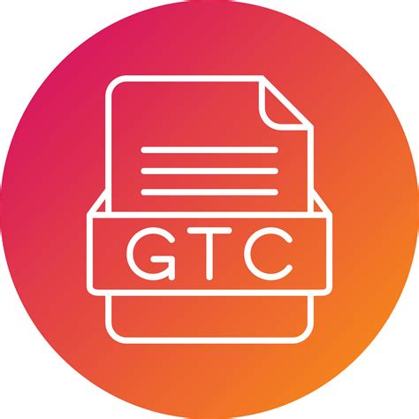 Gtc File Format Vector Icon 29463543 Vector Art At Vecteezy