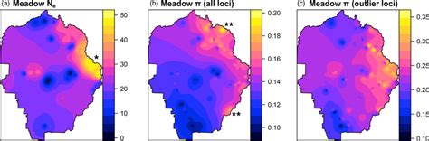 Current Levels Of Overall And Adaptive Genetic Diversity For Yosemite Download Scientific