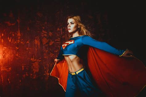 Xplosion Of Awesome Supergirl By Irina Pirozhnikova