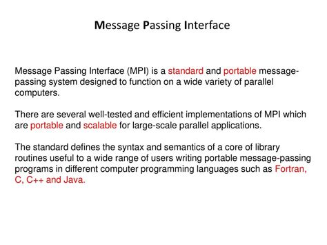 Message Passing C At Herman Dunlap Blog