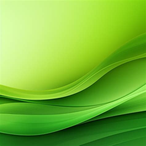 Premium Ai Image Abstract Glowing Green Background