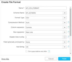 Snowflake File Formats ThinkETL