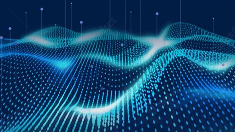 Blue Digital Light Effect Technology Beam And Shadow Powerpoint