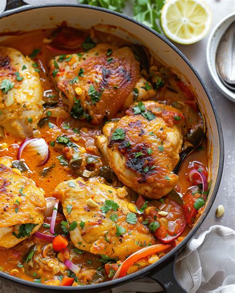 Easy One Pot Mexican Chicken My Homemade Cooking