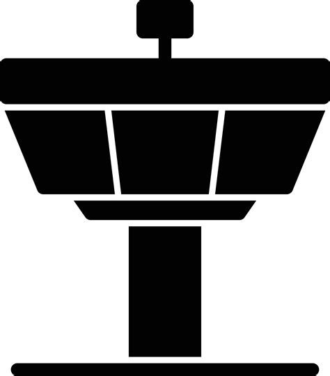 Control Tower Glyph Icon 14756848 Vector Art At Vecteezy