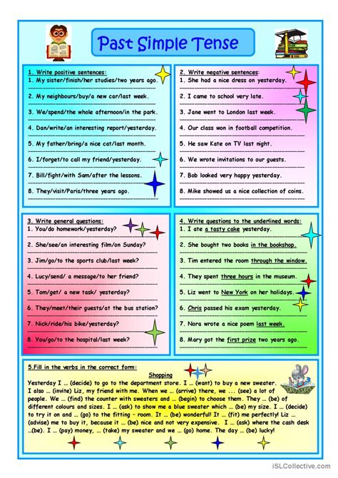 Ask Questions Past Simple