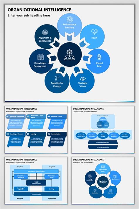 Organizational Intelligence Portfolio Management Business Powerpoint Templates Organization