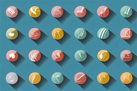 Premium Photo Basic Sheer Flat Icon Concept Arts Background Image