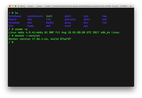 How To Access The Vm Created By Dockers Hyperkit Stack Overflow