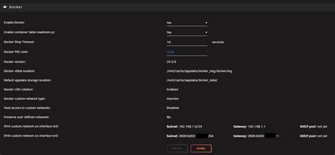 Ipv6 V6 Subnet Not Showing In My Custom Network Type Fixed Ip General Support Unraid