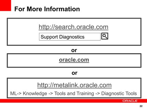 oracle diagnostics ppt