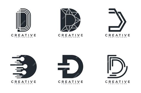 Premium Vector Collection Abstract Letter D Logo Icon Set Design For Business