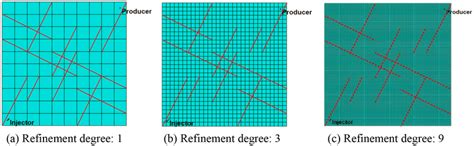 Synthetic Fracture Model With Different Refinement Degree Macro Scale