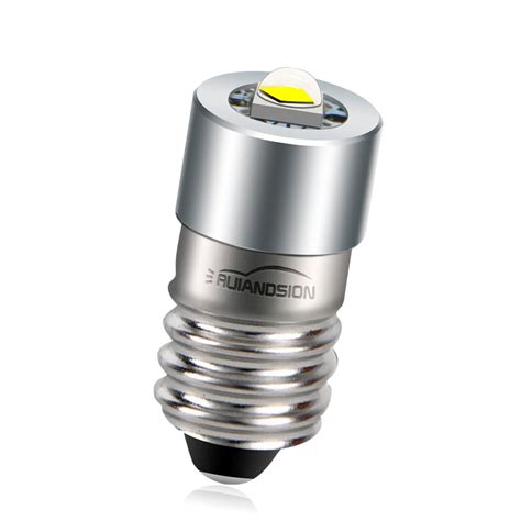 Ruiandsion E10 Led Bulb 3w Dc 3 24v For Flashlights Work Torch Light Or