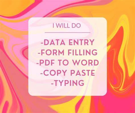 Do Data Input Copy Paste Form Filling Captcha Solving And Typing Tasks By Ilaria258 Fiverr