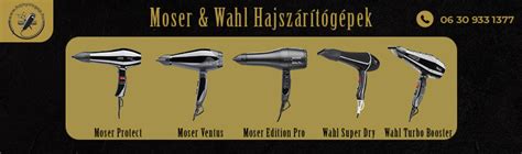 Moser 1400 Professzional Black hajvágógép. - Moser és Wahl n