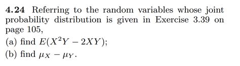 424 Referring To The Random Variables Whose Joint