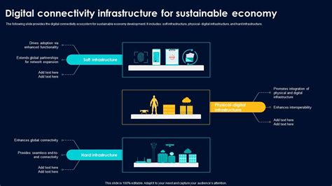 Digital Connectivity Infrastructure For Sustainable Economy Ppt Sample
