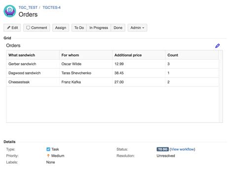 Table Grid Editor For Jira Cloud Devpost