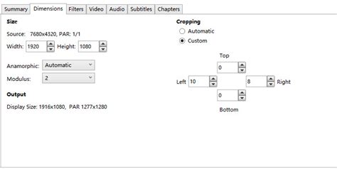 HandBrake X Settings For Encoding X HEVC Videos