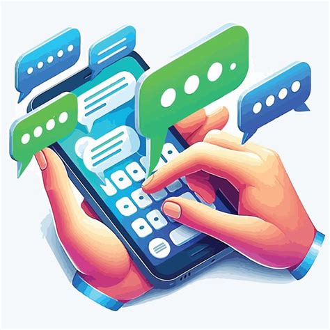 Use Mobile Device Smartphone Premium Ai Generated Vector