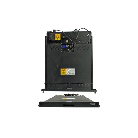 IBM HC Zoll Flat Panel KVM Console QWERTZ SK Keyboard M Piospartslap