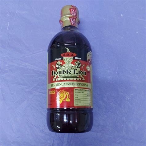 Double Lion Ros Syrup Sirap Ros 玫瑰露 495ml Shopee Singapore