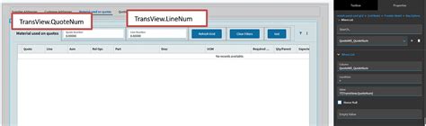 Application Studio Refresh Grid With Button Event Kinetic ERP