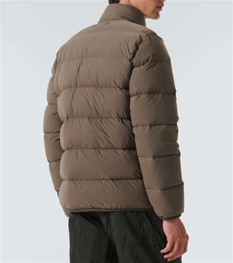 Compass Down Jacket In Brown Stone Island Mytheresa