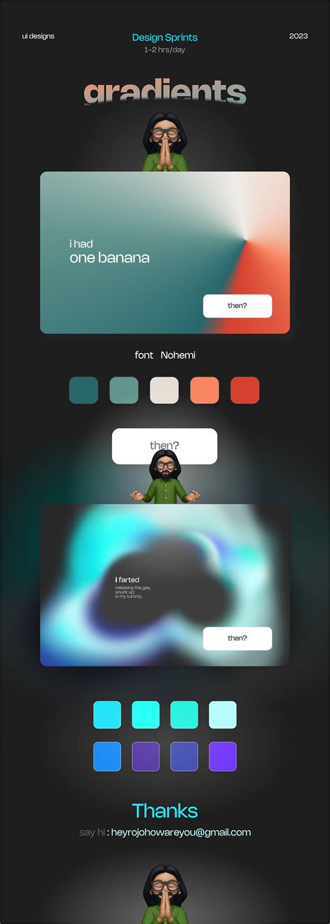Gradients Ui Ux Design Webmobile Applications On Behance