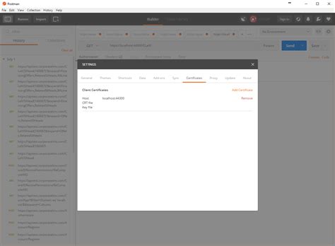 Self Signed Certificates For Localhost Not Working With Postman · Issue