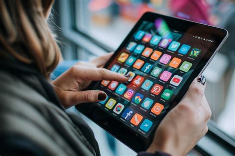 Premium Photo Traverse The Digital Frontier Of Tabletcentric Inn Generative Ai
