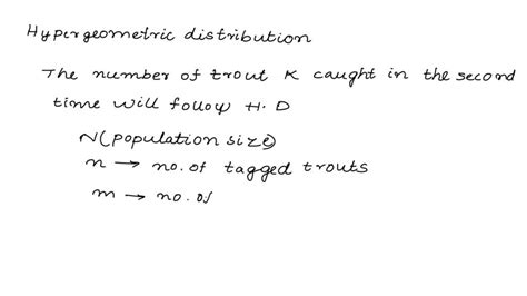 Solved One Way To Estimate The Size Of A Population Is With The Capture And Recapture Method