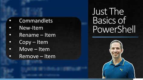 Just The Basics Of Powershell Commandlets And Working In Directories Youtube