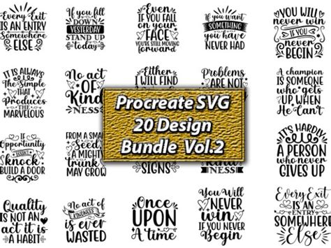 Procreate SVG Bundle Procreate Stamp Bundle Procreate Procreate T Shirt Procreate T Shirt