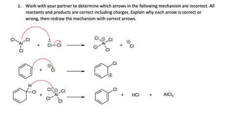 Solved 1 Work With Your Partner To Determine Which Arrows