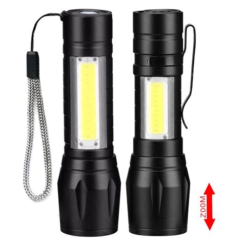 【ready Stock】portable T8 Usb Led Light Mini Flashlight Torchlight Outdoor Use High Light Out