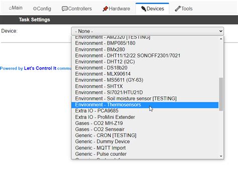 Environment Thermosensors — Esp Easy 2 1 Beta1 Documentation