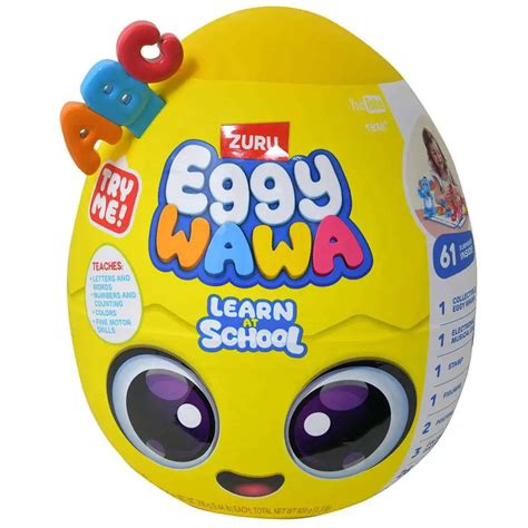Eggy Wawa Series 1 Learn At School Mystery Egg Pack Yellow Zuru Toys