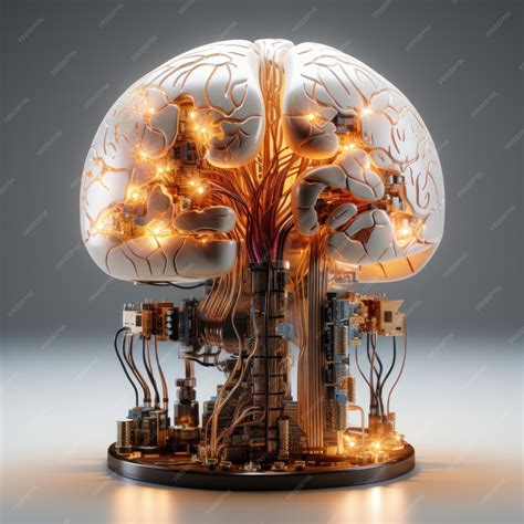Premium Photo A Fantasy Digital Art Of Brain Circuit Concept Circuit