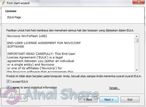Cara Install Windows Via USB Flashdisk AINALSHARE