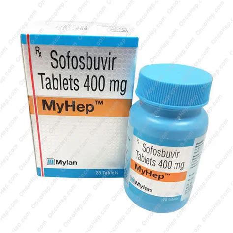Sofosbuvir 400mg Sovaldi Myhep X 28 Tabletas Precio