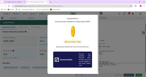Praveen S On Linkedin Geekstreak2024 Geekstreak Coding Problemsolving Algorithm