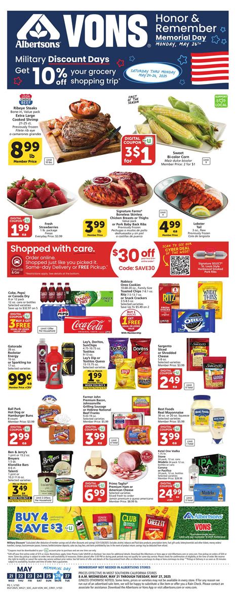 Vons Weekly Ad May 21 27 2025 Weeklyads2