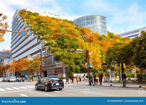 Acros Fukuoka Is A Conventional Office Building With A Huge Terraced Of