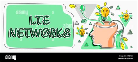 Conceptual Display Lte Networks Word Written On Fastest Network
