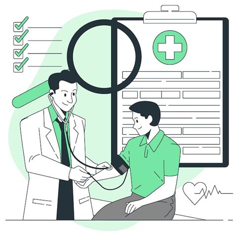 Illustrazione Del Concetto Di Controllo Medico Vettore Gratis