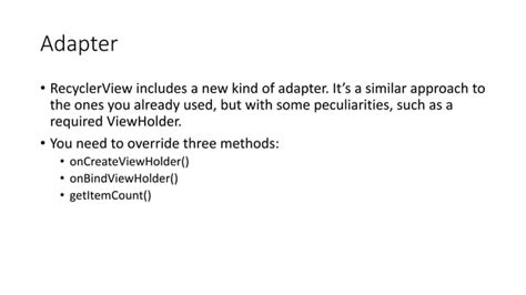 Listview Recyclerviewpptx