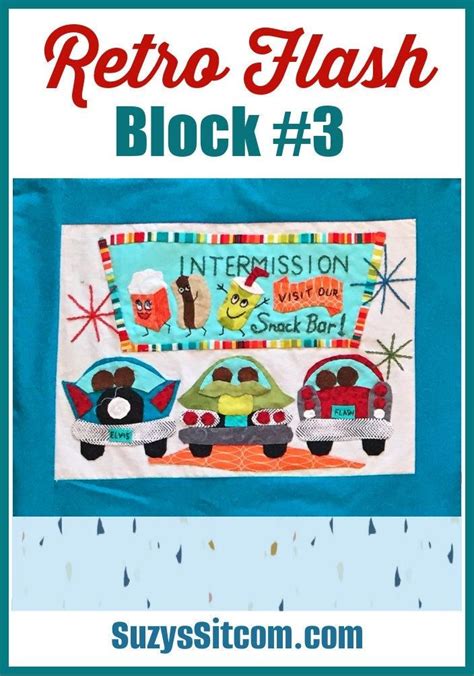 Retro Flash Retro Mid Century Quilt Pattern Pdf Pattern Quilt Block Pattern Etsy Retro