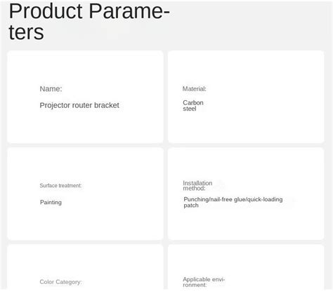 Router Wall Mounted Bracket Perforation Free Tv Wall Set Top Box Rack Router Storage Box